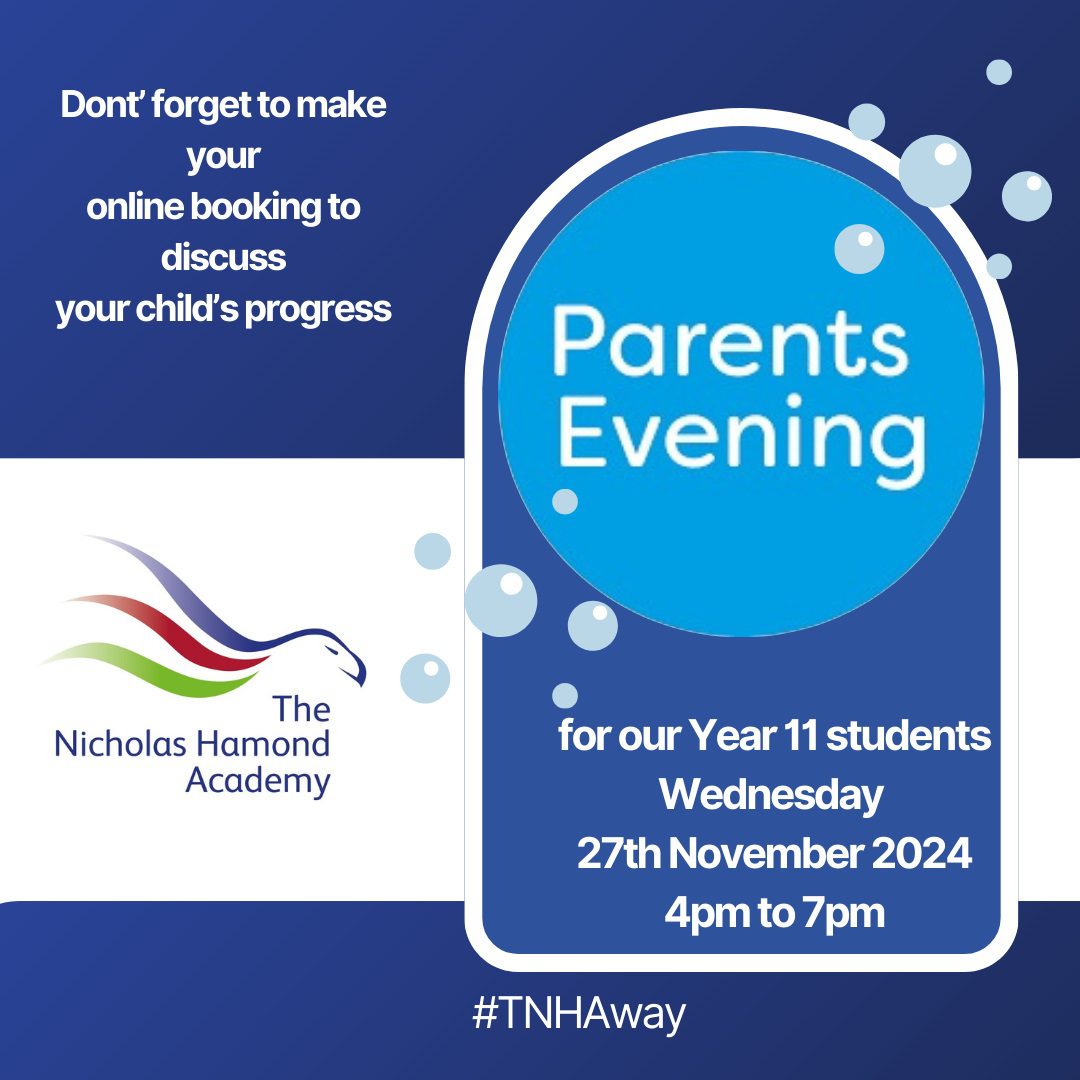 Year 11 Parents Evening - The Nicholas Hamond Academy